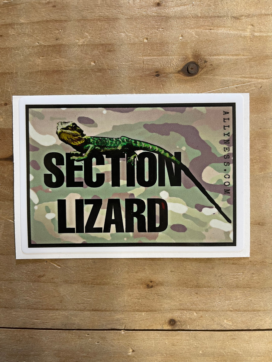 Section Lizard Sticker – Allyness.com