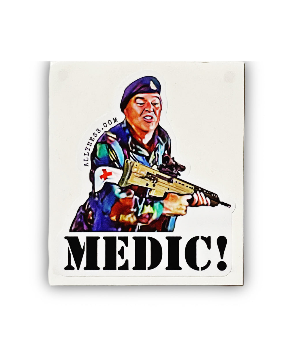 Witty Combat Medic Sticker – Allyness.com